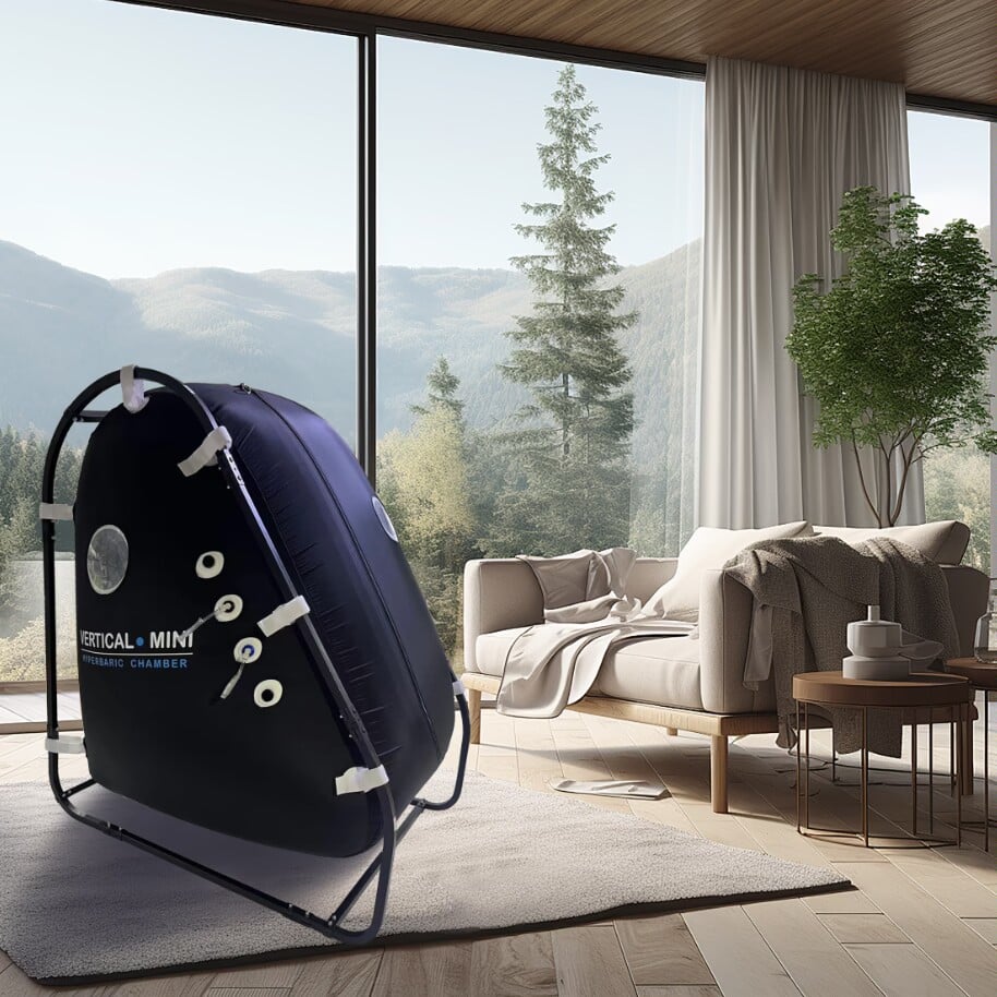 Vertical Mini Ultra Wide Sitting Hyperbaric Chamber 1.5 ATA — Mediriser