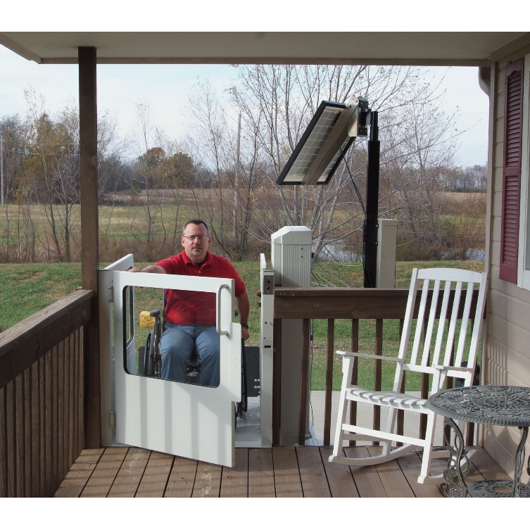 Staying Home Vertical Platform Lift — Mediriser